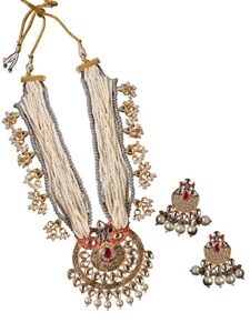 ozanoo kundan necklaces set for women and girls, kundan necklace set jaipuri jewellery/indian traditional jewellery set for women and girls, necklaces