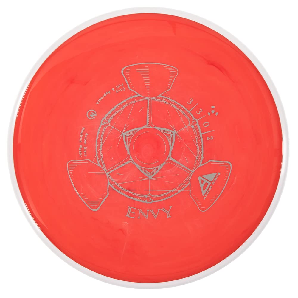 Axiom Discs Neutron Envy Disc Golf Putter (170-175g / Red)