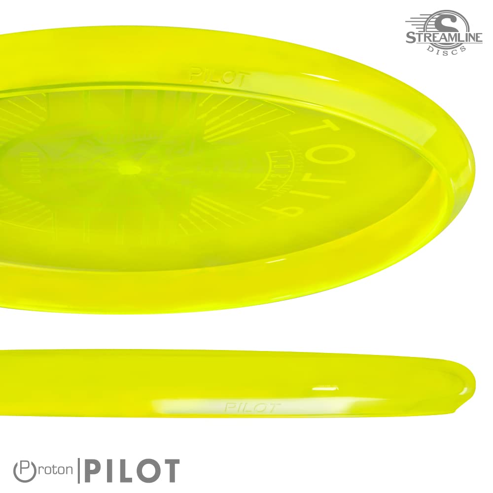 Streamline Discs Proton Pilot Disc Golf Putter (170-175g / Yellow)