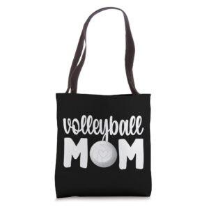 volleyball mom | volleyball mother of a volleyball player tote bag