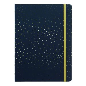 filofax refillable notebook, a5 size, confetti collection, 8.25" x 5.75", charcoal (b115117u)