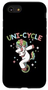 iphone se (2020) / 7 / 8 uni-cycle unicorn unicycle case