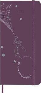 moleskine limited edition le petit prince 12 month 2023 weekly planner, hard cover, pocket (3.5" x 5.5"), fly