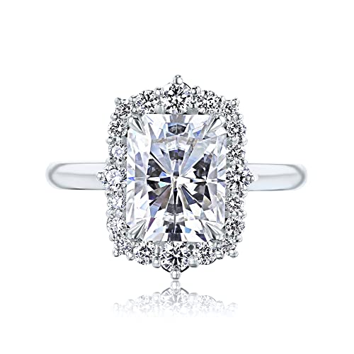 3.1 ct tw Kobelli Moissanite Raina Engagement Ring - yellow-gold / 6.0 / G-H