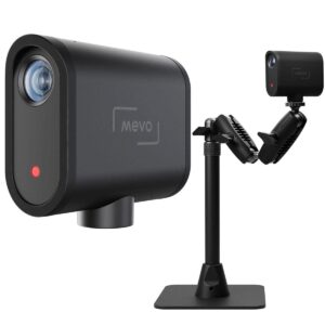 logitech mevo start all-in-one full hd live streaming camera with mevo table web cam stand