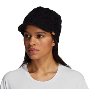 adidas Women's Crystal Brimmer Beanie, Black F22, One Size