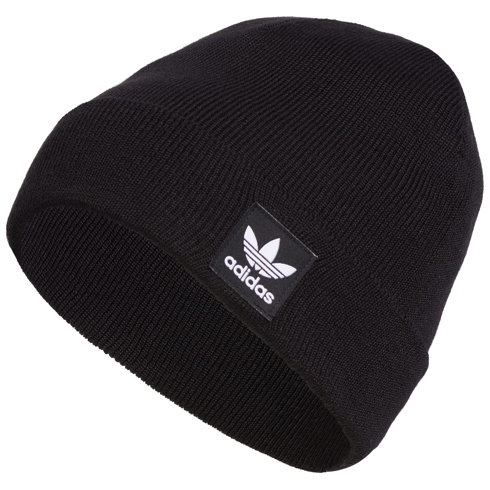 adidas Originals Grove Beanie, Black/Black/White, One Size