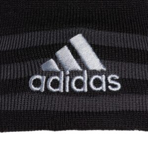 adidas Men's Eclipse Reversible Beanie, Black/Onix Grey/Grey F22, One Size