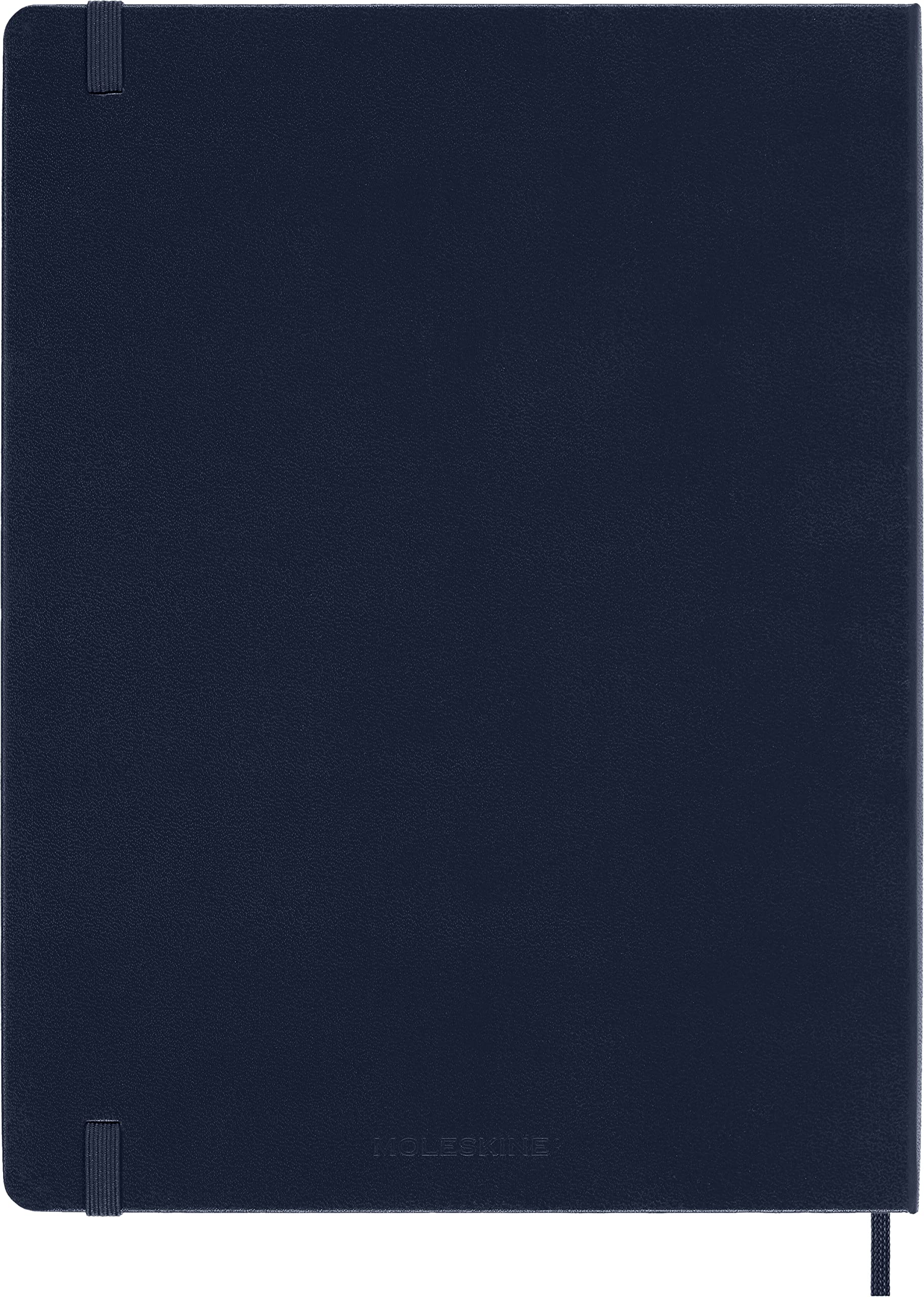 Moleskine Classic 18 Month 2022-2023 Weekly Planner, Hard Cover, XL (7.5" x 9.75"), Sapphire Blue