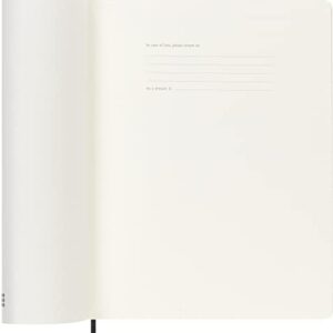 Moleskine 2023 Monthly Planner, 18M, Extra Large, Black, Soft Cover (7.5 x 10)