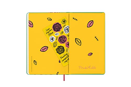 Moleskine Limited Edition Frida Kahlo 12 Month 2023 Daily Planner, Hard Cover, Large (5" x 8.25"), Green