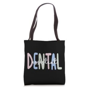 dental assistant dental assisting tote bag