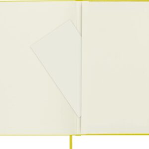 Moleskine Classic Notebook, Hard Cover, Large (5" x 8.25") Ruled/Lined, Hay Yellow (Silk), 240 Pages