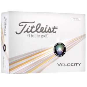 Titleist Velocity Personalized Golf Balls - Logo Golf Balls - Custom Golf Balls - Pack of 12