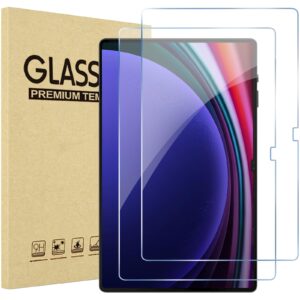 procase 2 pack screen protector for galaxy tab s9 ultra 14.6 inch 2023 / tab s8 ultra 2022, tempered glass screen film guard for 14.6“ galaxy tab s9 ultra tablet (sm-x910 x916b x900 x906)