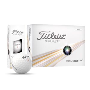 Titleist Velocity Personalized Golf Balls - Logo Golf Balls - Custom Golf Balls - Pack of 12