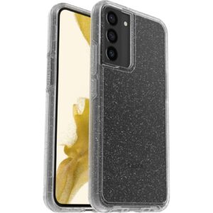 otterbox galaxy s22+ symmetry series case - stardust (glitter/clear), ultra-sleek, wireless charging compatible, raised edges protect camera & screen