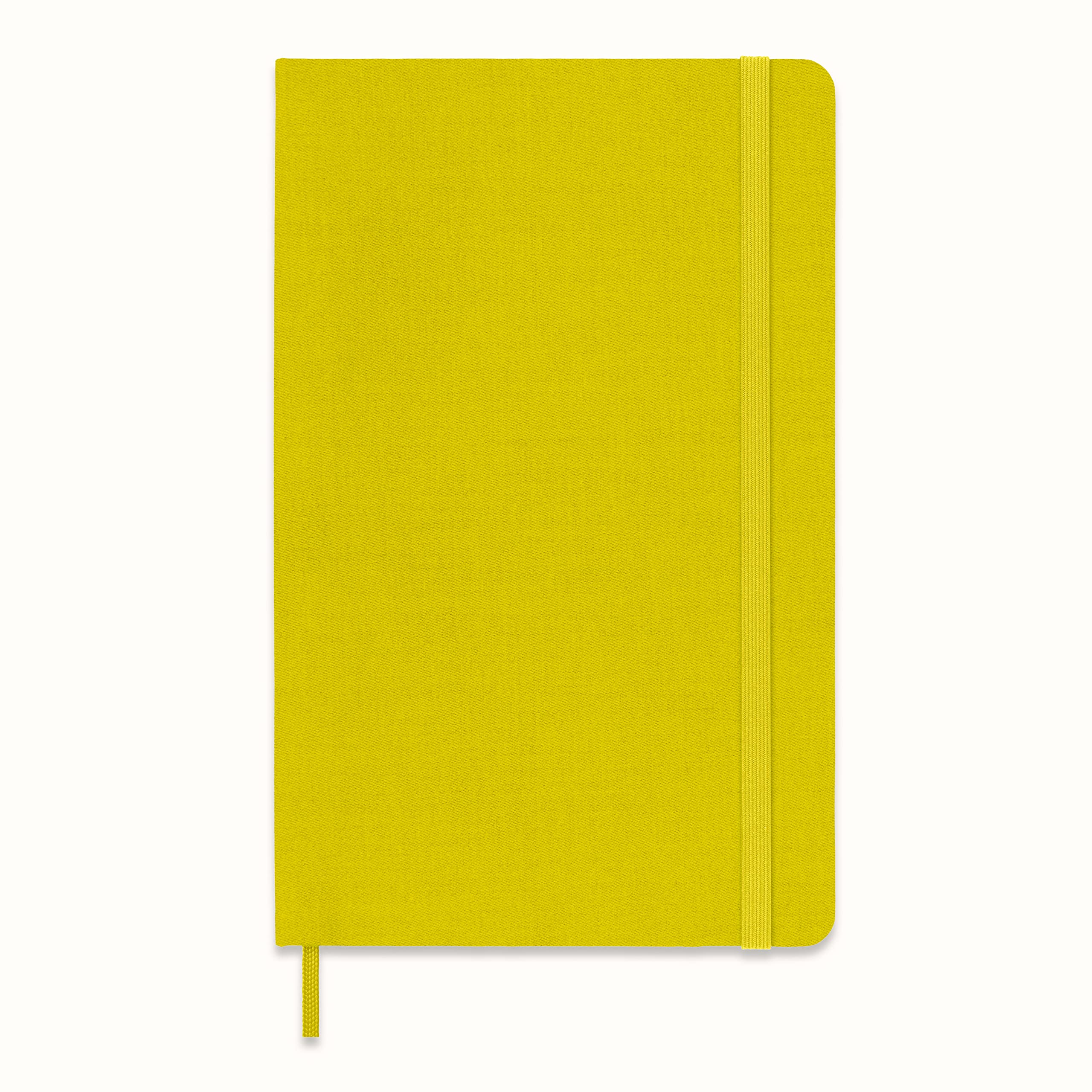 Moleskine Classic Notebook, Hard Cover, Large (5" x 8.25") Ruled/Lined, Hay Yellow (Silk), 240 Pages