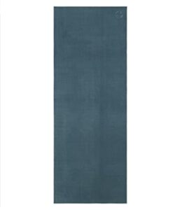 manduka equa yoga mat towel - quick drying microfiber, lightweight, easy for travel, use in hot yoga, vinyasa and power, 72 inch (182cm), sage green