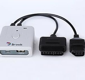 Brook Wingman SNES Converter - Retro Gaming Controllers Converter For XB Series X/S, One, 360/PS5/PS3/PS4 and Switch Pro controllers on NES, SNES, New FC, and SFC retro gaming consoles