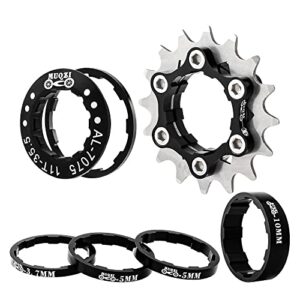 muqzi bike single speed freewheel kit single speed conversion kit for mtb fixed gear road bike, 16t