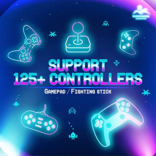 Brook Wingman SNES Converter - Retro Gaming Controllers Converter For XB Series X/S, One, 360/PS5/PS3/PS4 and Switch Pro controllers on NES, SNES, New FC, and SFC retro gaming consoles