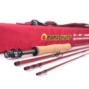 m maximumcatch maxcatch parachute fly fishing rod 4 piece 9ft 5wt graphite im12/40t carbon fiber fast action fly rod (9ft 5wt 4sec)