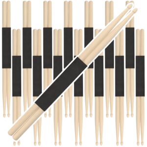 mukchap 15 pairs/30 pcs 5a drum sticks, maple drumsticks, wood drum sticks bulk for drumming, practice, performance, relaxation