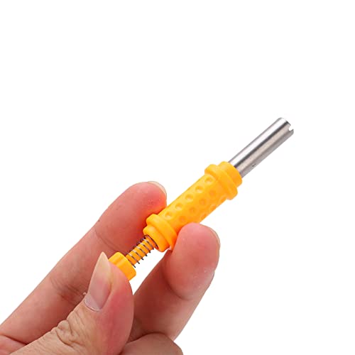 SPYMINNPOO Pop Up Bait Tool for Carp,Portable Carp Rig Method Feeder Fishing Tackle Fishing Bait Zig Imitation Accessories (Red+Yellow) Fishing Supplies