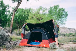 Sierra Designs Alpenglow 6 Person Tent for Camping Constructed with Twilight Tech to Block 98% of Sun Rays – Easy Setup – Large Interior – Great for Family Camping…