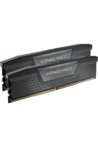 corsair vengeance ddr5 ram 32gb (2x16gb) 5600mhz cl36 intel xmp icue compatible computer memory - black (cmk32gx5m2b5600c36)