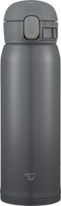 zojirushi sm-wr60ehp stainless mug, 1 count (pack of 1), dark gray