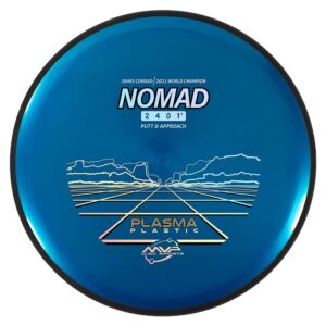 mvp disc sports plasma nomad james conrad edition disc golf putter (165-170g / colors may vary)