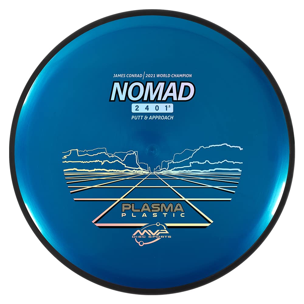 MVP Disc Sports Plasma Nomad James Conrad Edition Disc Golf Putter (170-175g / Colors May Vary)