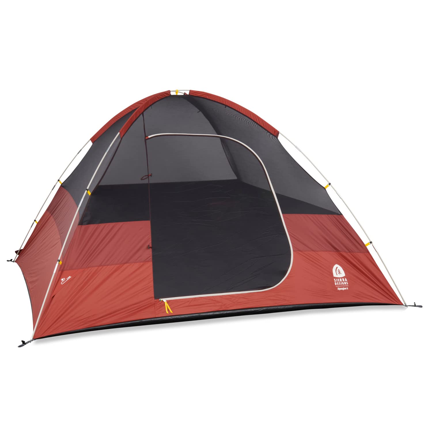 Sierra Designs Alpenglow 6 Person Tent for Camping Constructed with Twilight Tech to Block 98% of Sun Rays – Easy Setup – Large Interior – Great for Family Camping…