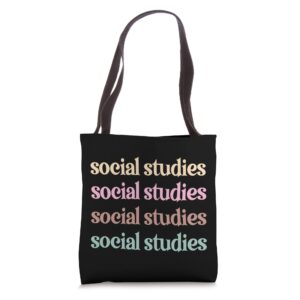 social studies teacher social studies teaching tote bag