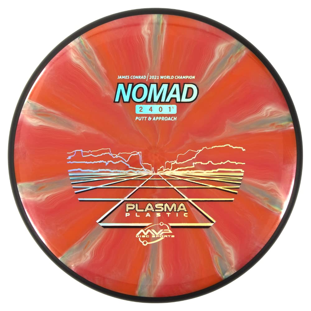 MVP Disc Sports Plasma Nomad James Conrad Edition Disc Golf Putter (170-175g / Colors May Vary)