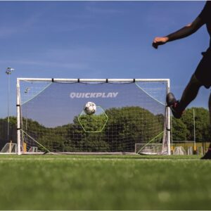 QUICKPLAY Target Net Lite with 5 Target Zones - Practice Shooting and Passing Accuracy (12 x 6')