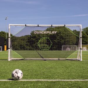 QUICKPLAY Target Net Lite with 5 Target Zones - Practice Shooting and Passing Accuracy (12 x 6')