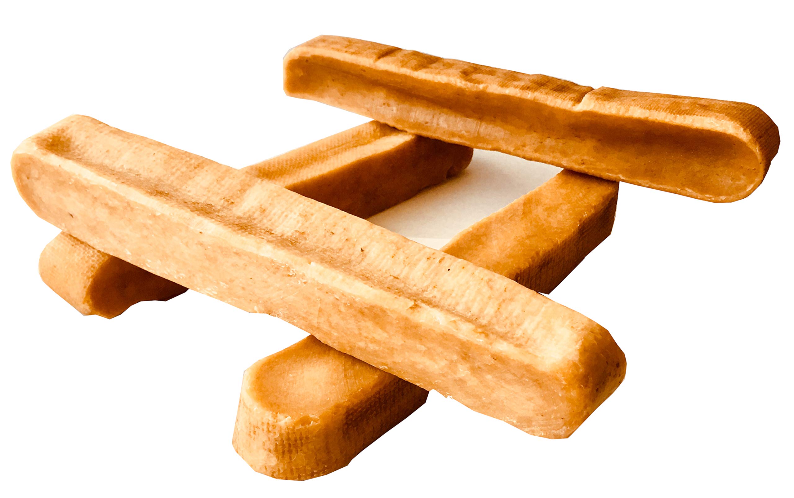 Snow Hill Natural Himalayan Yak Cheese Dog Chews XXL Monster 4 Pcs Long Lasting Natural Organic Protein-Rich Golden Bone Dog Treats Improved Oral Health - Yaky Cheese of Himalayas