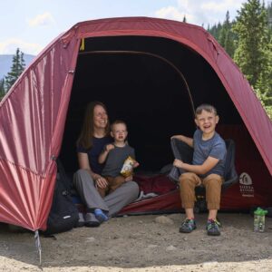 Sierra Designs Alpenglow 6 Person Tent for Camping Constructed with Twilight Tech to Block 98% of Sun Rays – Easy Setup – Large Interior – Great for Family Camping…