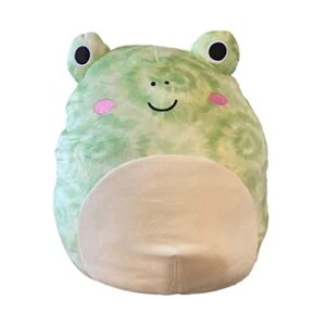 squishmallows official kellytoy 16 inch soft plush squishy toy animals (wendy tie dye frog (5 year anniversary))