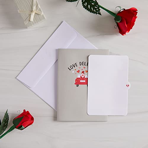 Lovepop Everyday Pop-Up Card for Her and Him- 3D Love Greeting Cards for Boys, Girls, Men, Women - Love Delivery - 5" x 7" Truck Card - Blank Note Card & Envelope Included