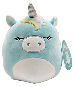 squishmallows official kellytoy plush 8 inch squishy soft plush toy animals (hudson unicorn)