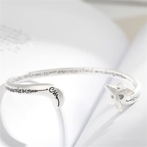 YUANXIN Fox Bracelet Cute Woman Bracelet Simple Fresh Fox Bracelet Students Ladies Elegant Bracelet Silver Personality Bracelet Valentine's Day Present (silver)