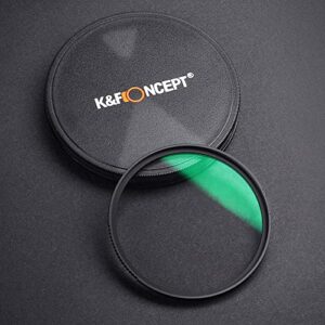 77mm Black Diffusion 1/4 & 1/8 Filter Kit (2 Pcs) Dream Cinematic Effect Filters Both with 28 Multi-Layer Coatings Hydrophobic/Scratch Resistant for Camera Lens