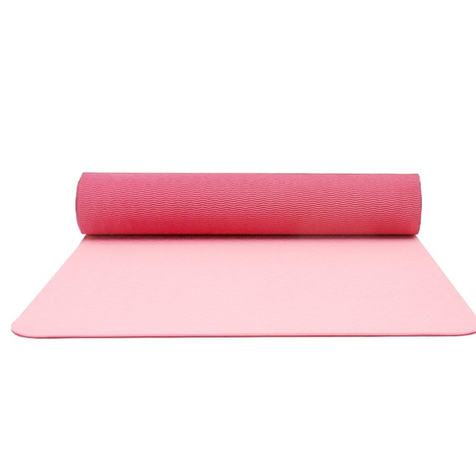 NA Yoga Mat Thickened Widened and Lengthened Fitness Mat Home Yoga Mat Female Beginners Non-Slip High-Density Tear-Resistant Sports Yoga Mat with Straps