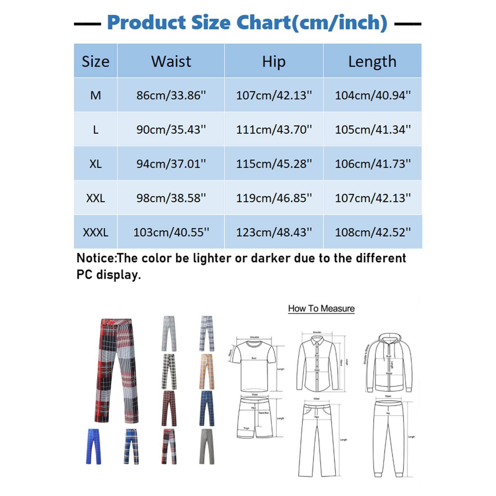 Men Golf Pants Expandable Waistband Stretch Breathable Golf Pants Stretch Relaxed Fit Tech Casual Chino Pants Plaid Pants Slim Tapered Stretch Flat Front Checkered Dress Pants Orange