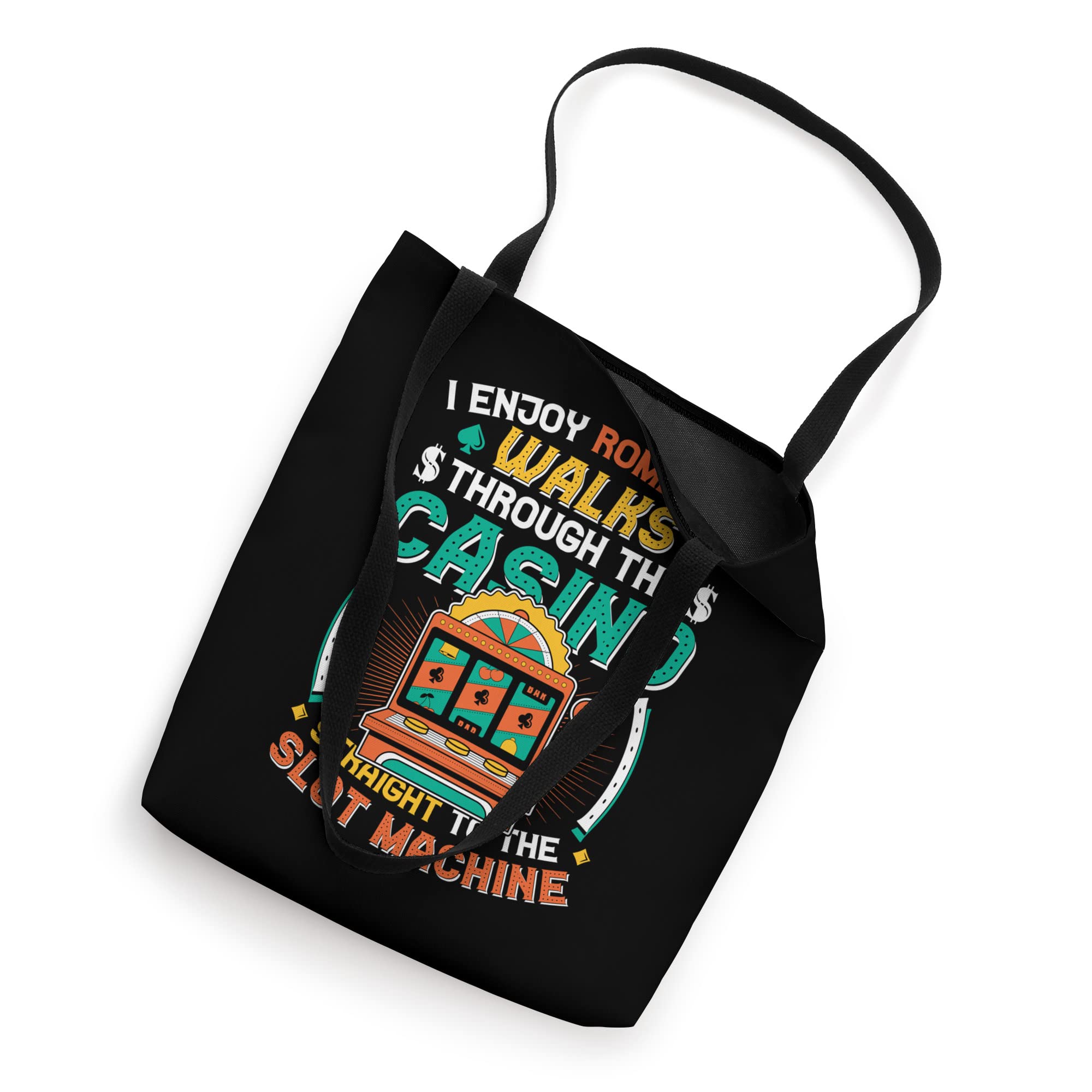 Romantic Walks To The Slot Machine Las Vegas Casino Gambling Tote Bag