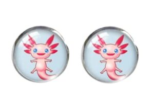 pierced republic smiling axolotl stud post earrings new pair varies 0